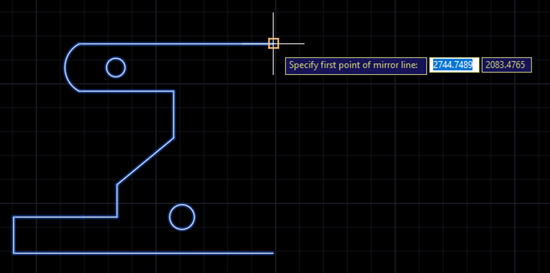 AutoCAD 2022 Mirror Command