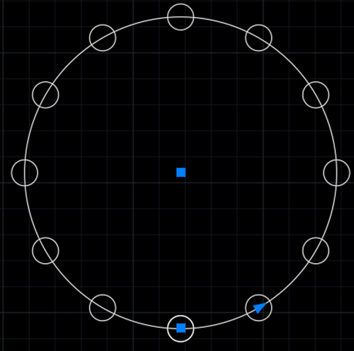 AutoCAD 2022 Polar Array