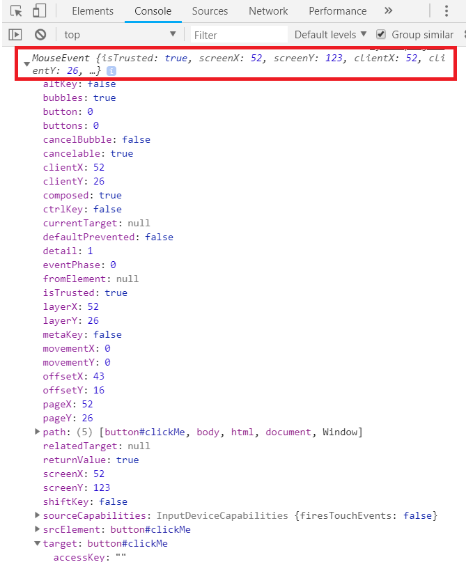 Event Listener In JavaScript With HTML