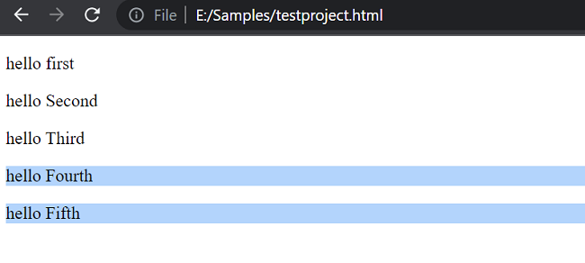 What Does The tilde squiggle twiddle CSS Selector Mean 