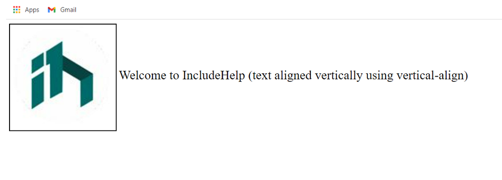 Vertically Align Text Next To An Image