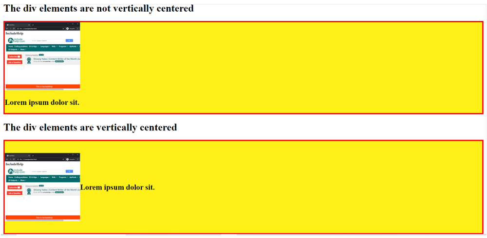 How To Vertically Center A Div Element For All Browsers Using CSS 