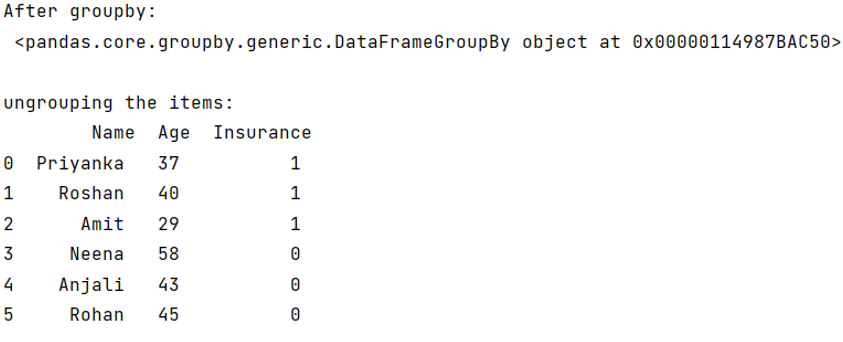 Python Is There An Ungroup By Operation Opposite To Groupby In Pandas 
